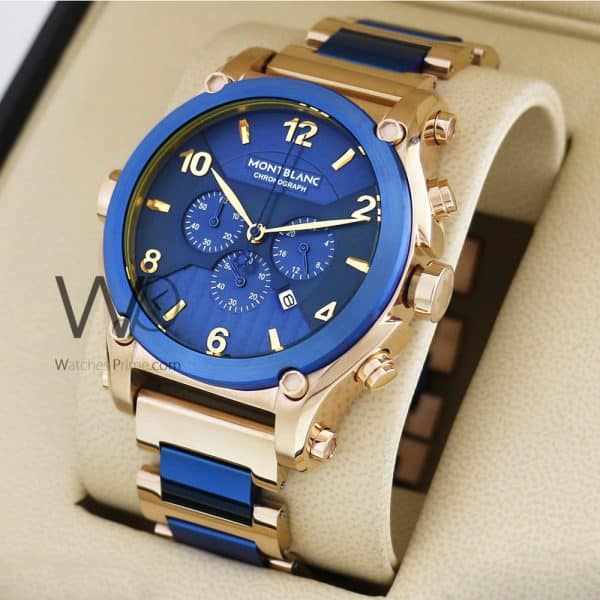 MontBlanc Men's Watch Two tone Metal strap | Watches Prime