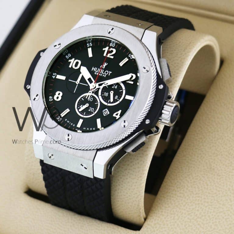 Hublot big bang watch with rubber black belt | Watches Prime