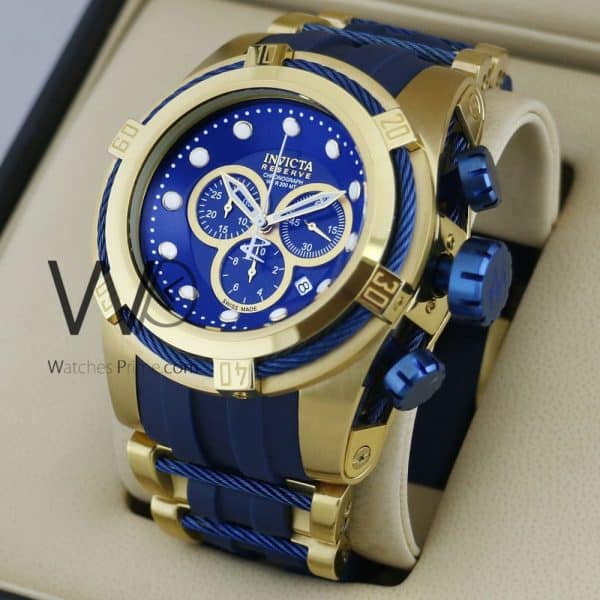 Invicta Men's Watch with blue Rubber strap| Watches Prime