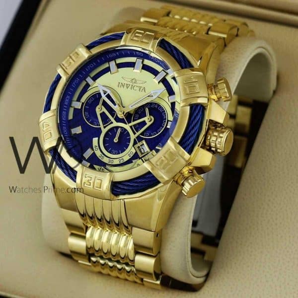 Invicta Chronograph Watch with blue dial | Watches Prime