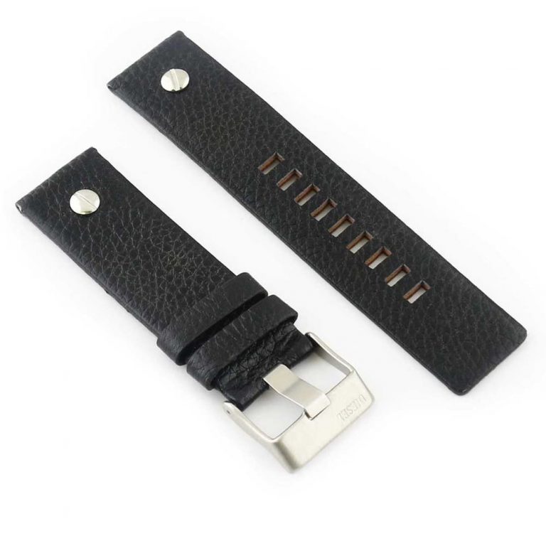Diesel Black Watch Strap Leather | Watches Prime