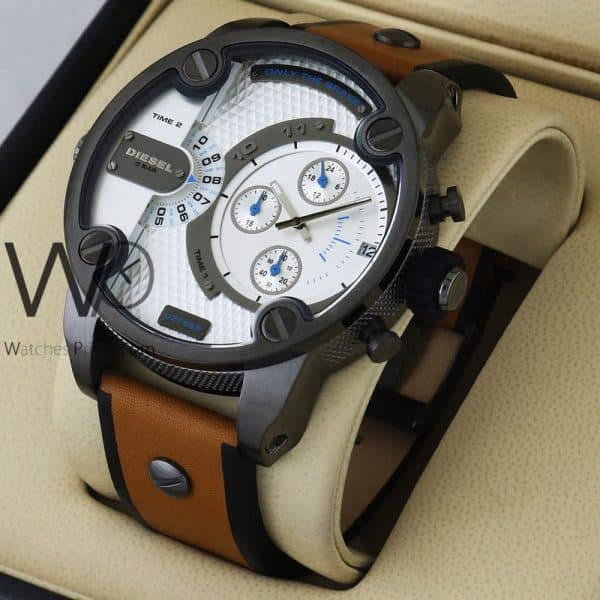 Diesel Watch for Men Havana Leather Belt | Watches Prime