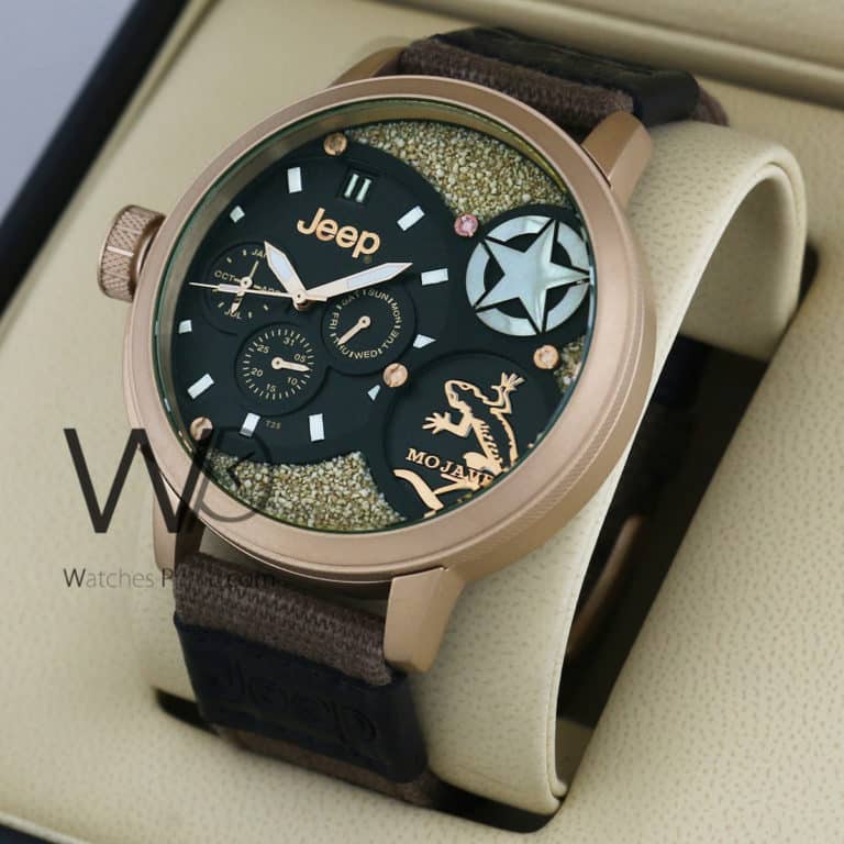 Jeep Mojave Chronograph Black Watch for Men | Watches Prime