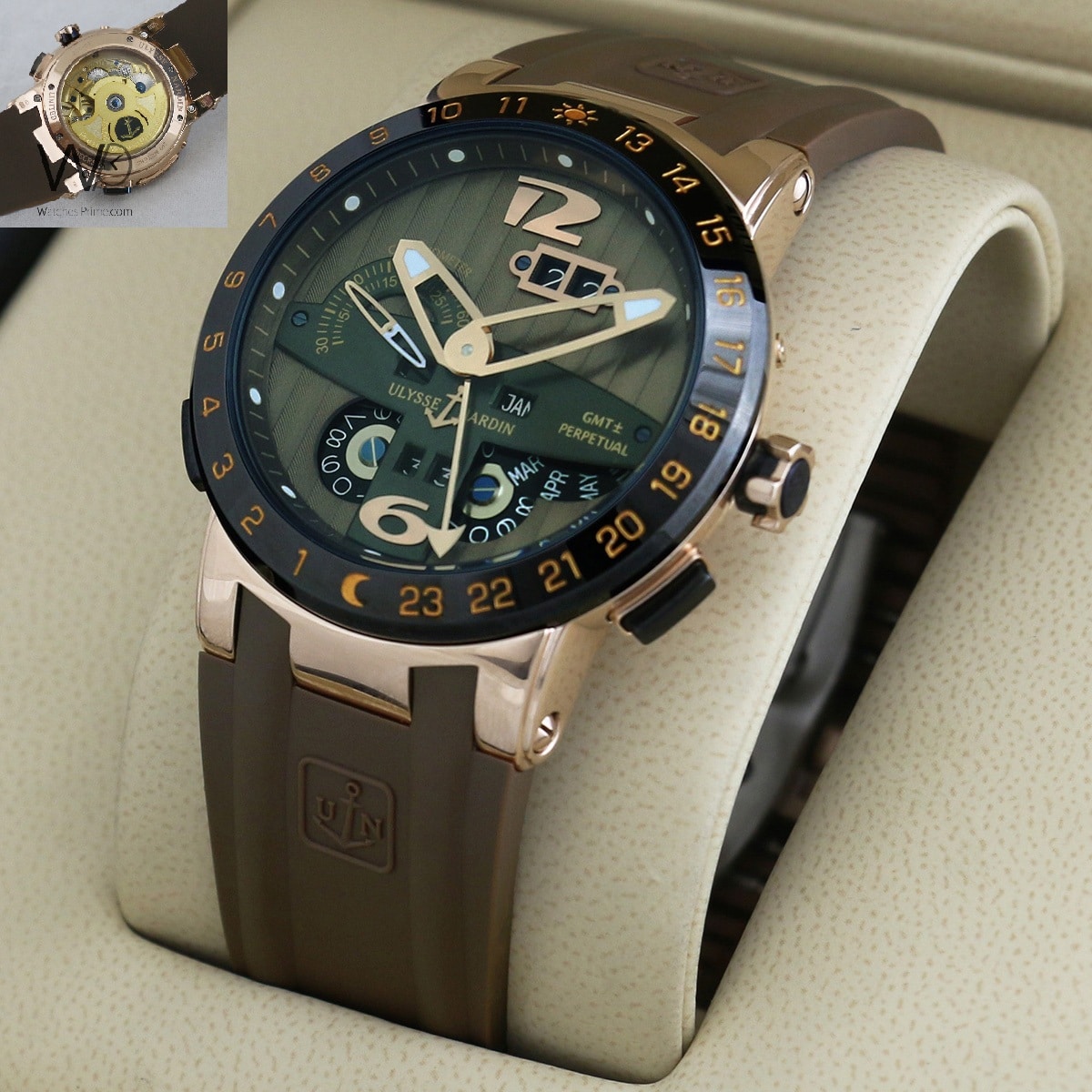 ULYSSE NARDIN TO UNVEIL BOLD EL TORO WATCH BRWON WITH RUBBER BRWON BELT ...