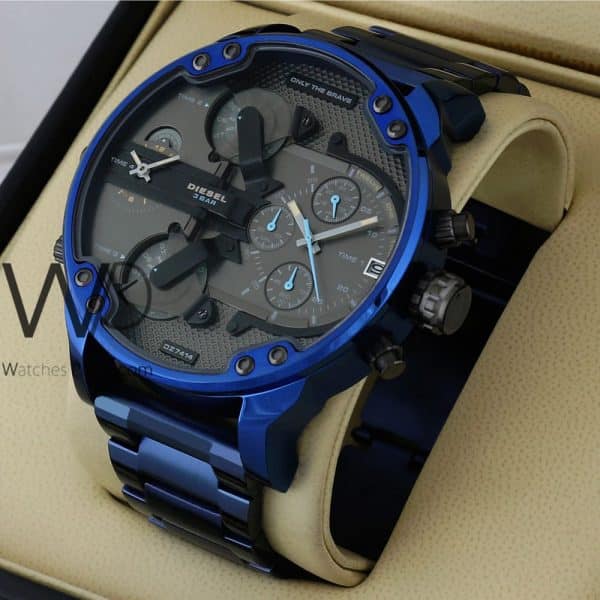 Diesel Men's Watch with Blue Metal strap | Watches Prime