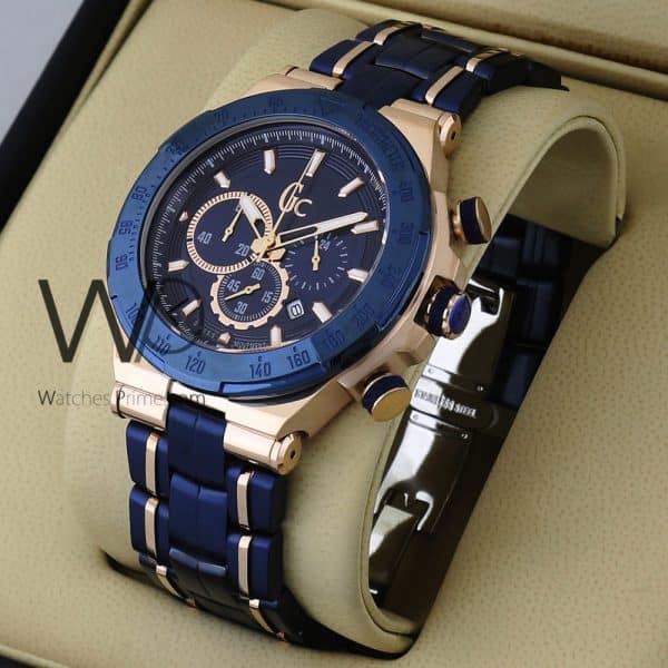 Guess Collection Chronograph with Blue Dial | Watches Prime