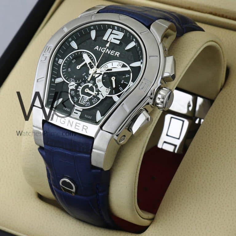 Aigner Palermo Blue Chronograph Men Watch | Watches Prime