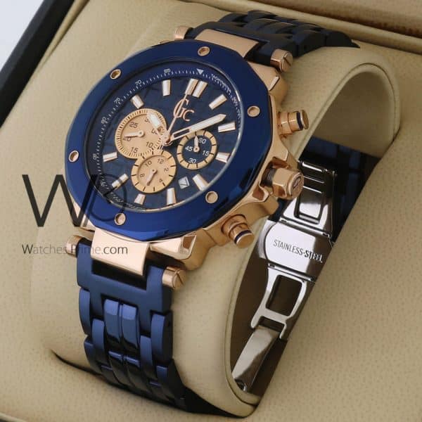 Guess Collection Chronograph with Blue Dial | Watches Prime