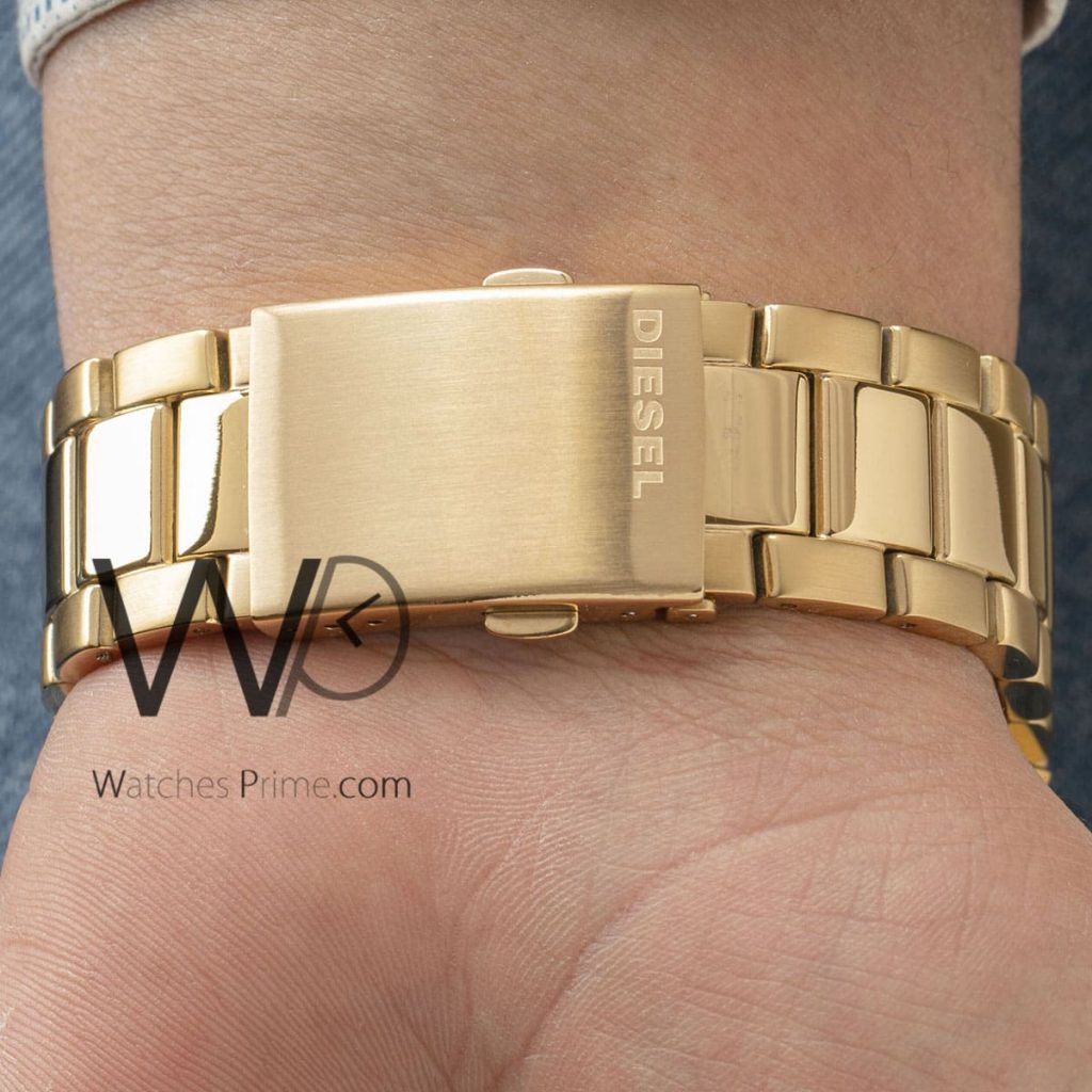 Diesel Watch Chronograph Gold Metal strap | Watches Prime