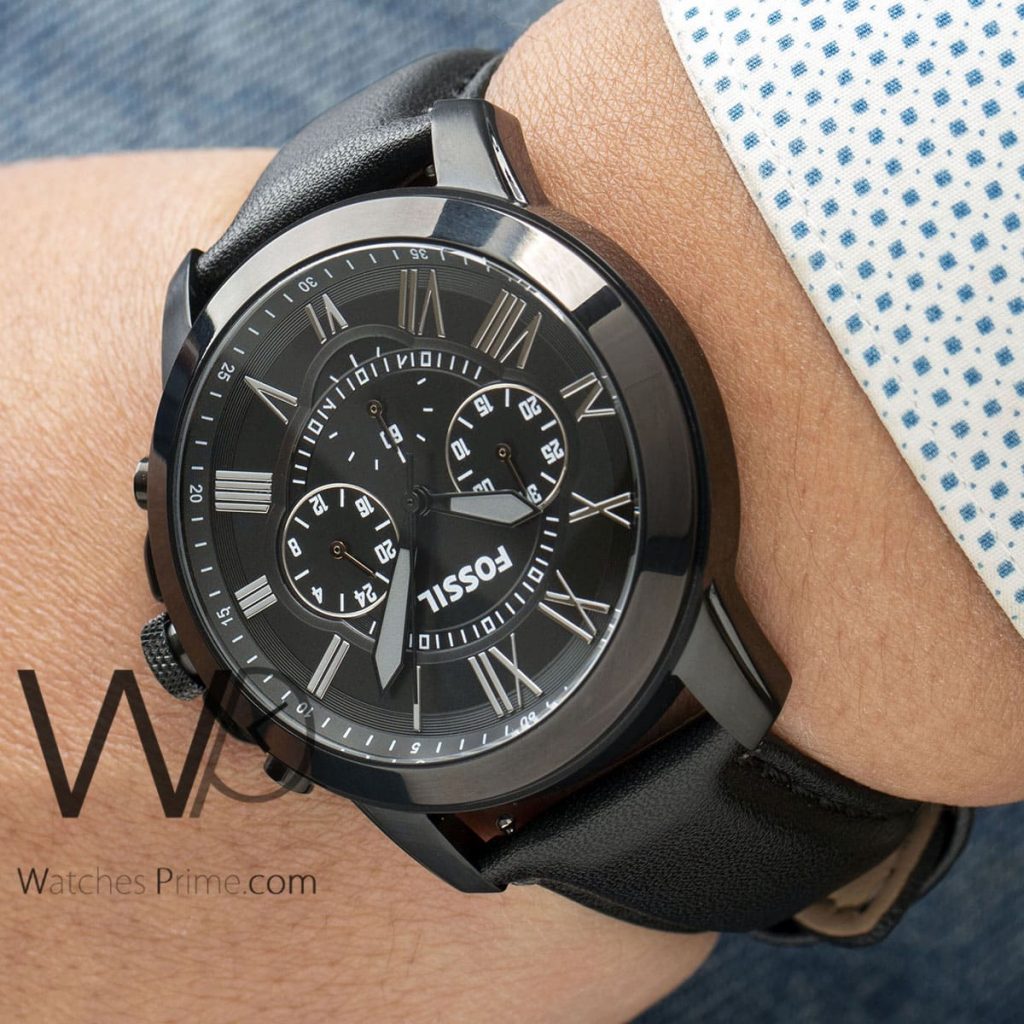 Fossil Grant Chronograph with Black dial | Watches Prime