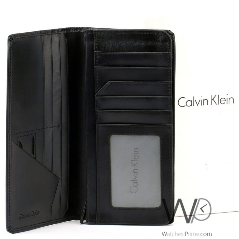Calvin Klein CK black wallet for men | Watches Prime