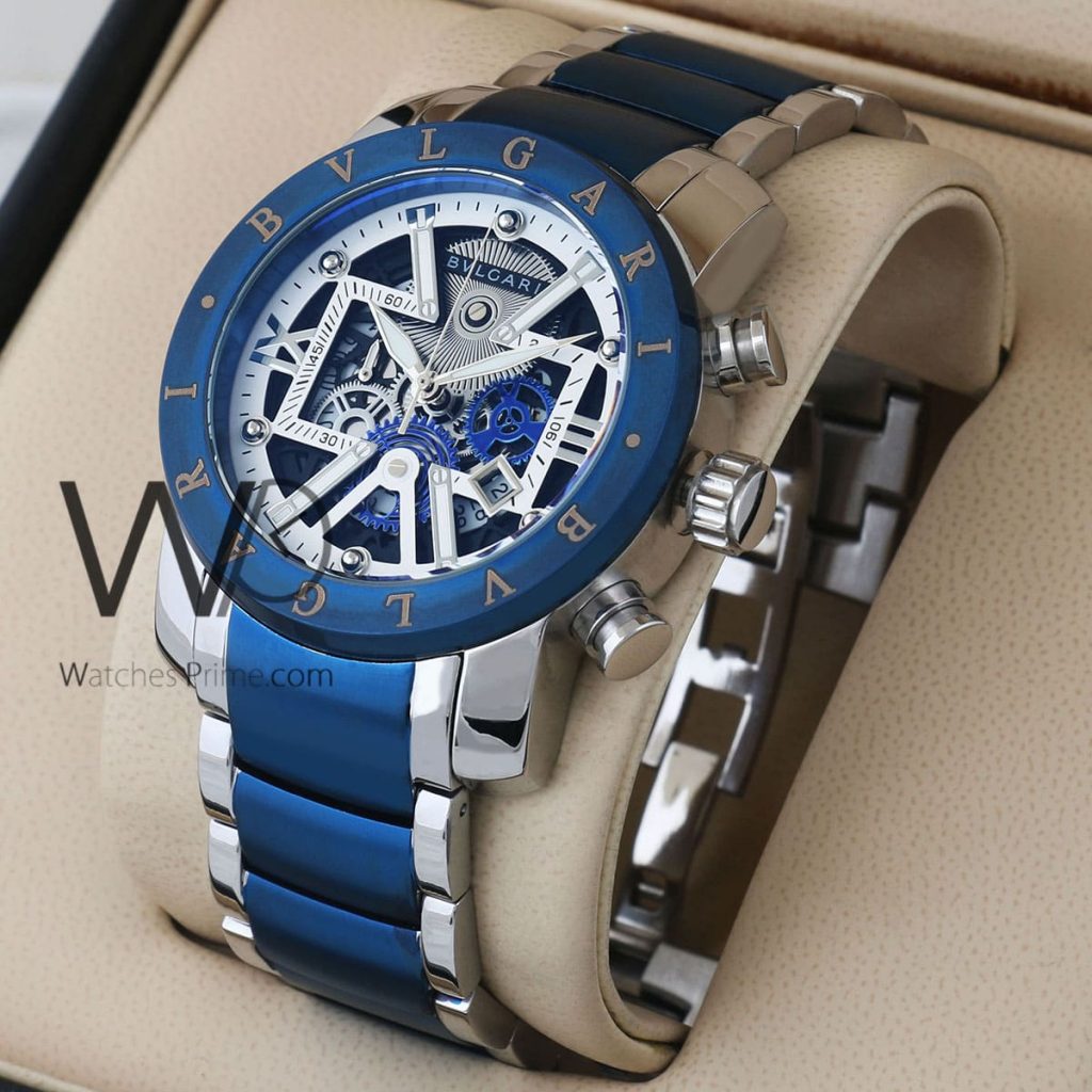 Bvlgari Automatic Men's Watch Blue Dial | Watches Prime