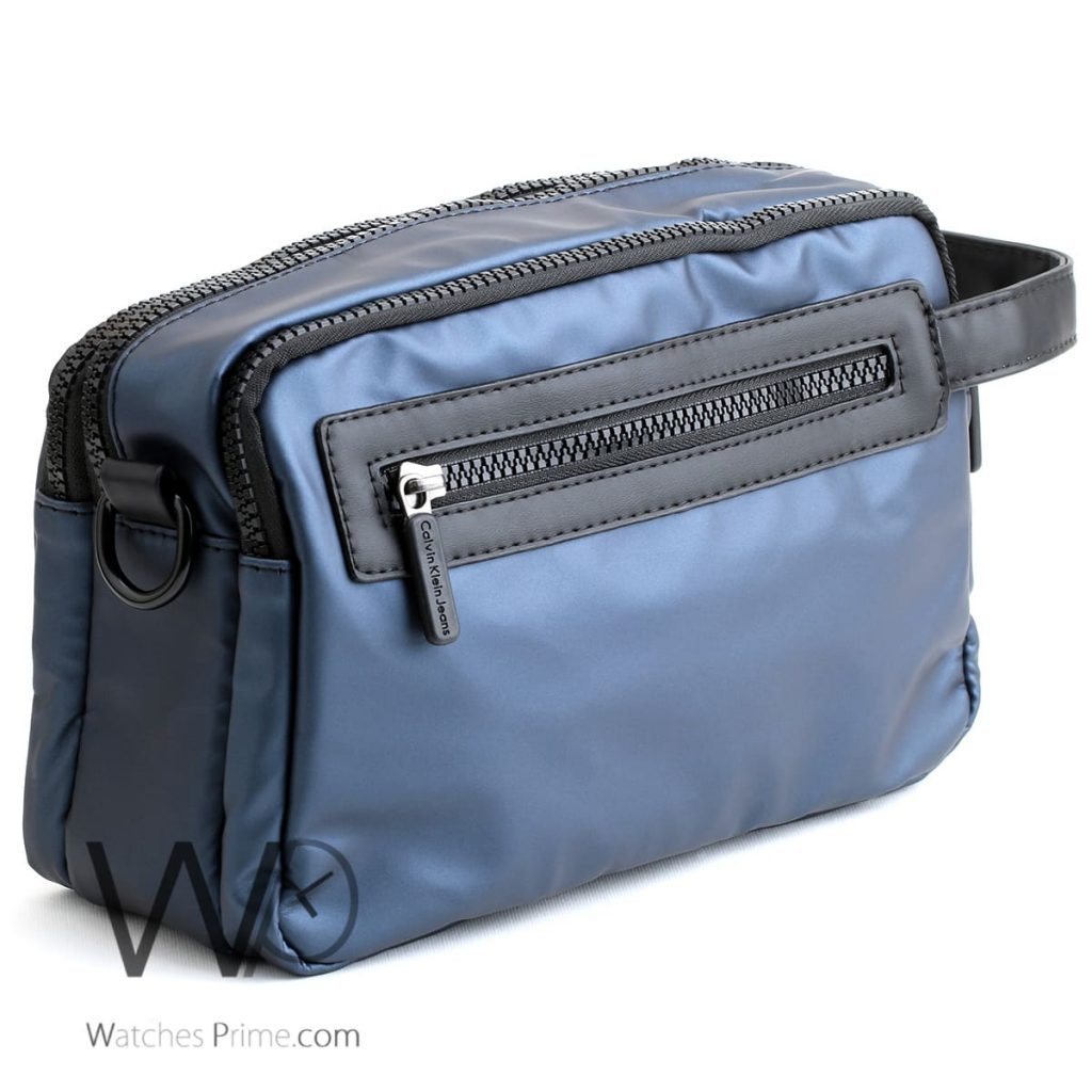 Calvin Klein CK blue Handbag for men | Watches Prime