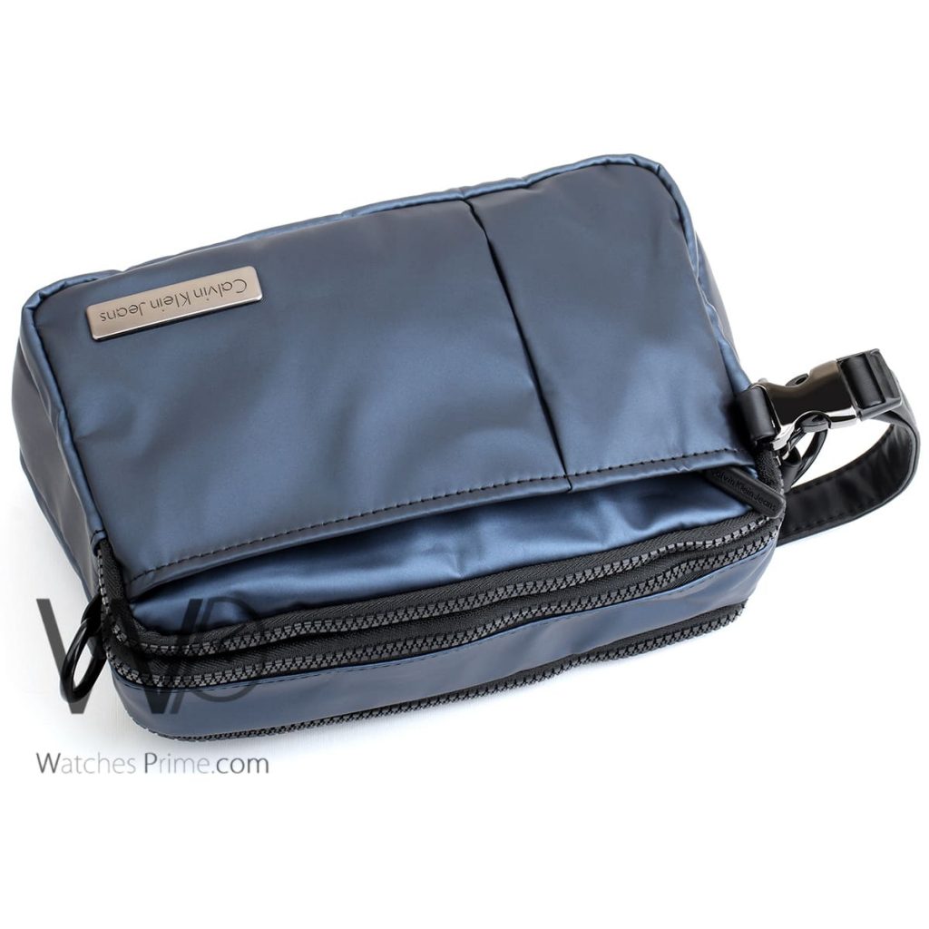 Calvin Klein CK blue Handbag for men | Watches Prime
