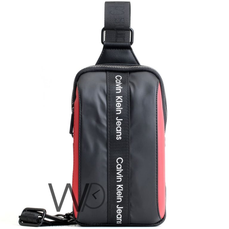 Calvin Klein jeans CK black red Shoulder Bag | Watches Prime