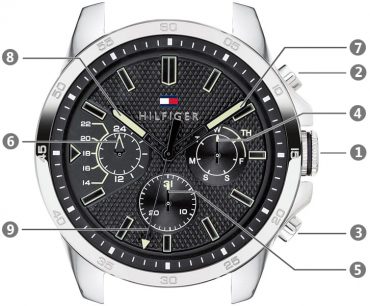 ساعة تومي هيلفيغر رجالي ديكر 1791563 | واتشز برايم