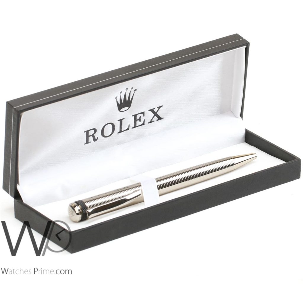 Rolex ball point ink pen silver | Watches Prime