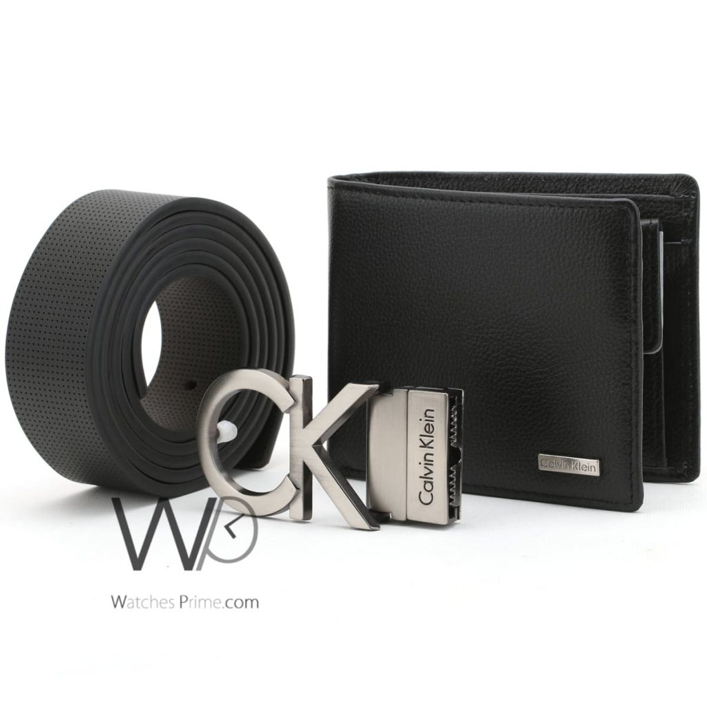 Calvin Klein belts set black and brown men | Watches Prime