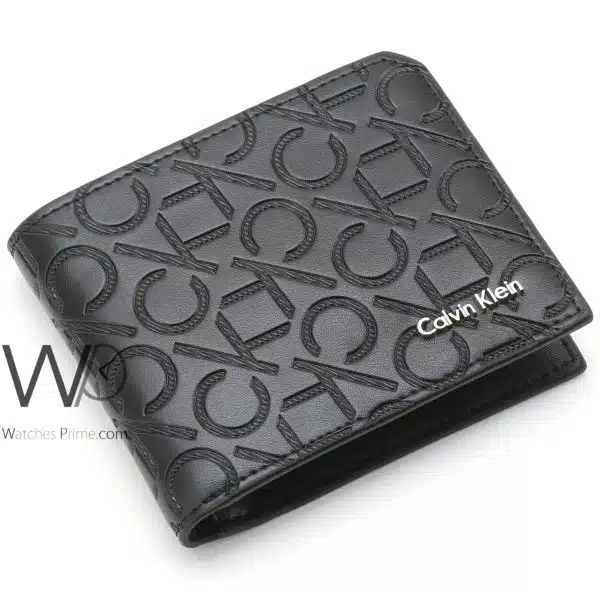 Calvin klein CK black wallet for men | Watches Prime