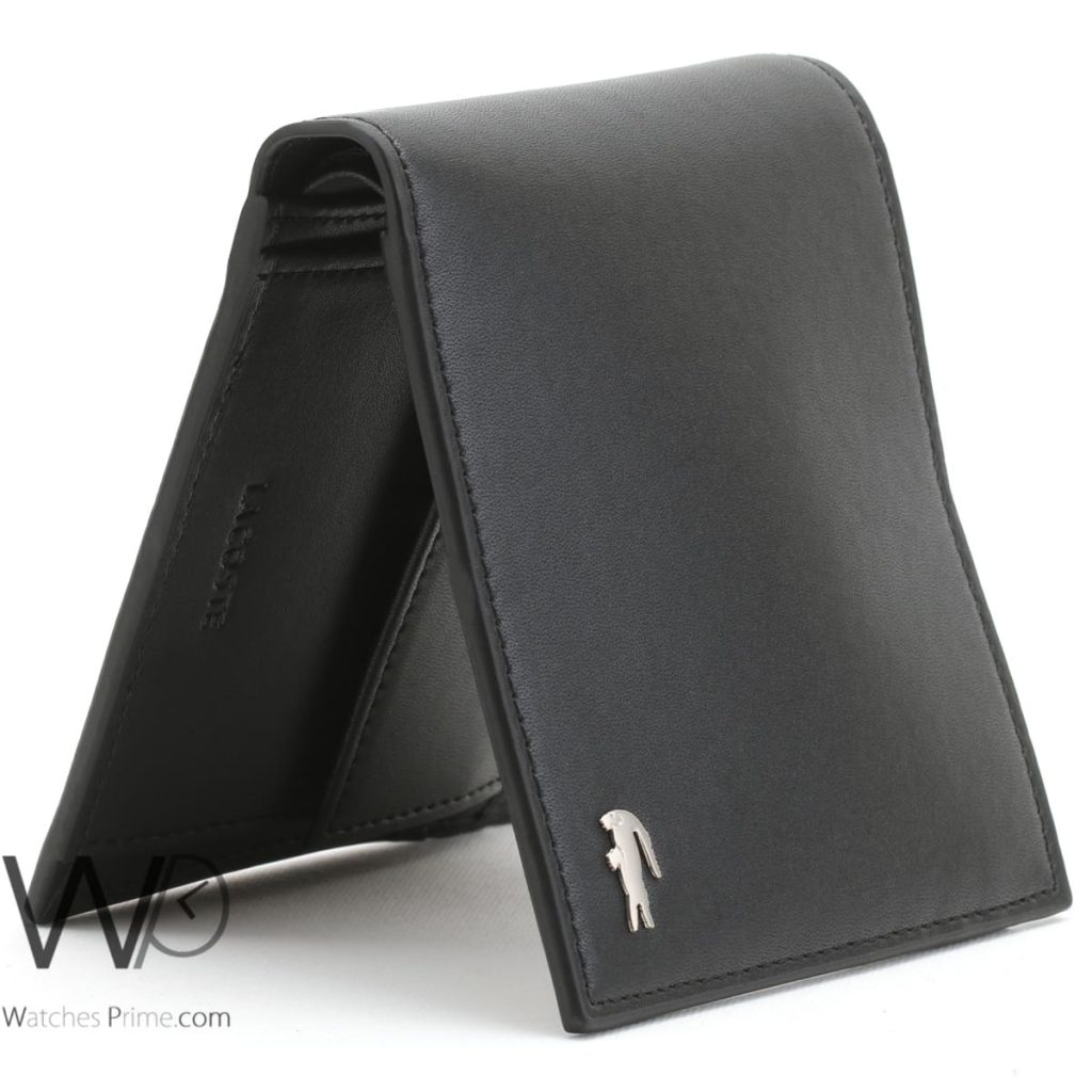 Lacoste wallet for men black | Watches Prime