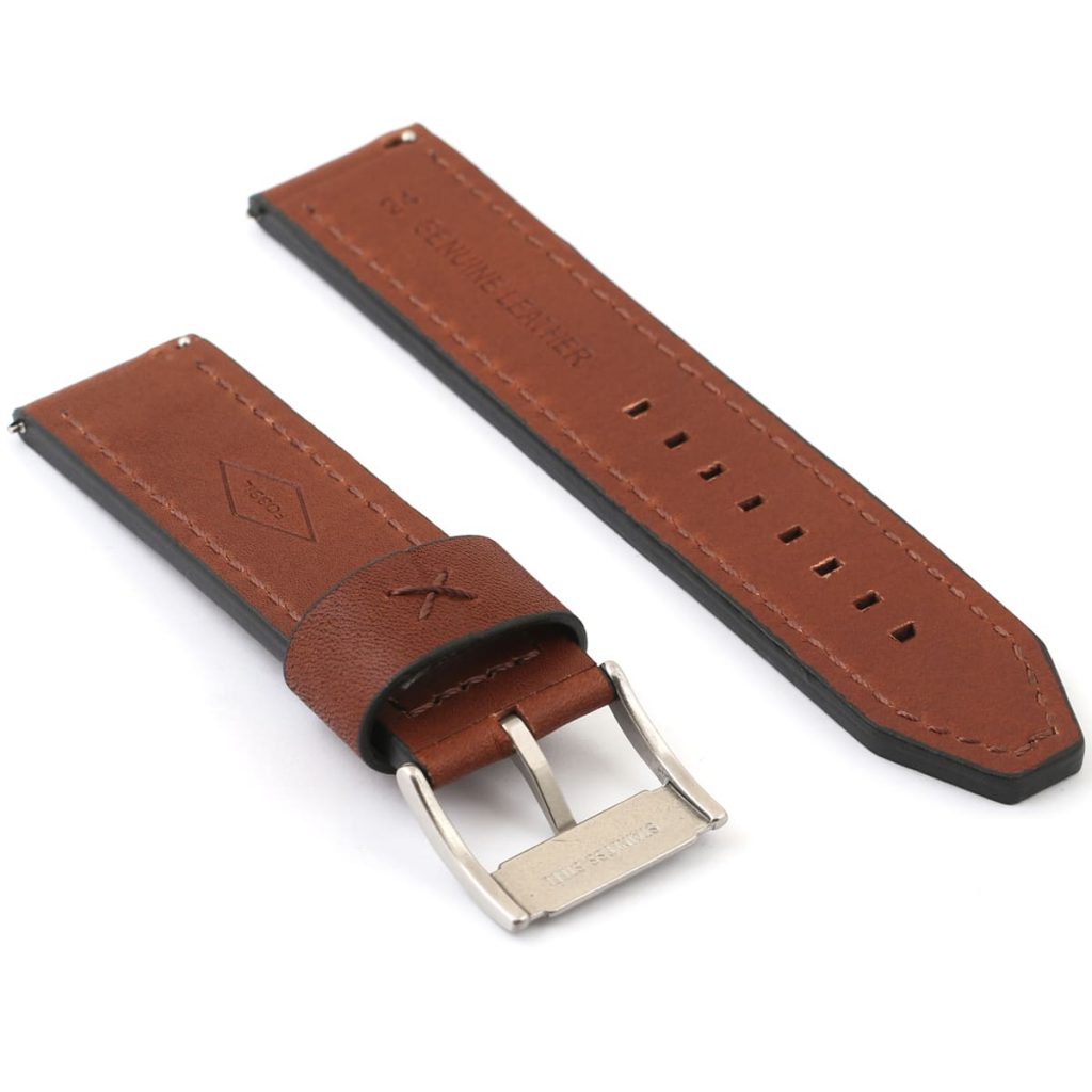 Fossil Brown Leather Watch Strap | Watches Prime