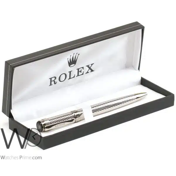 Rolex ball point ink pen silver | Watches Prime