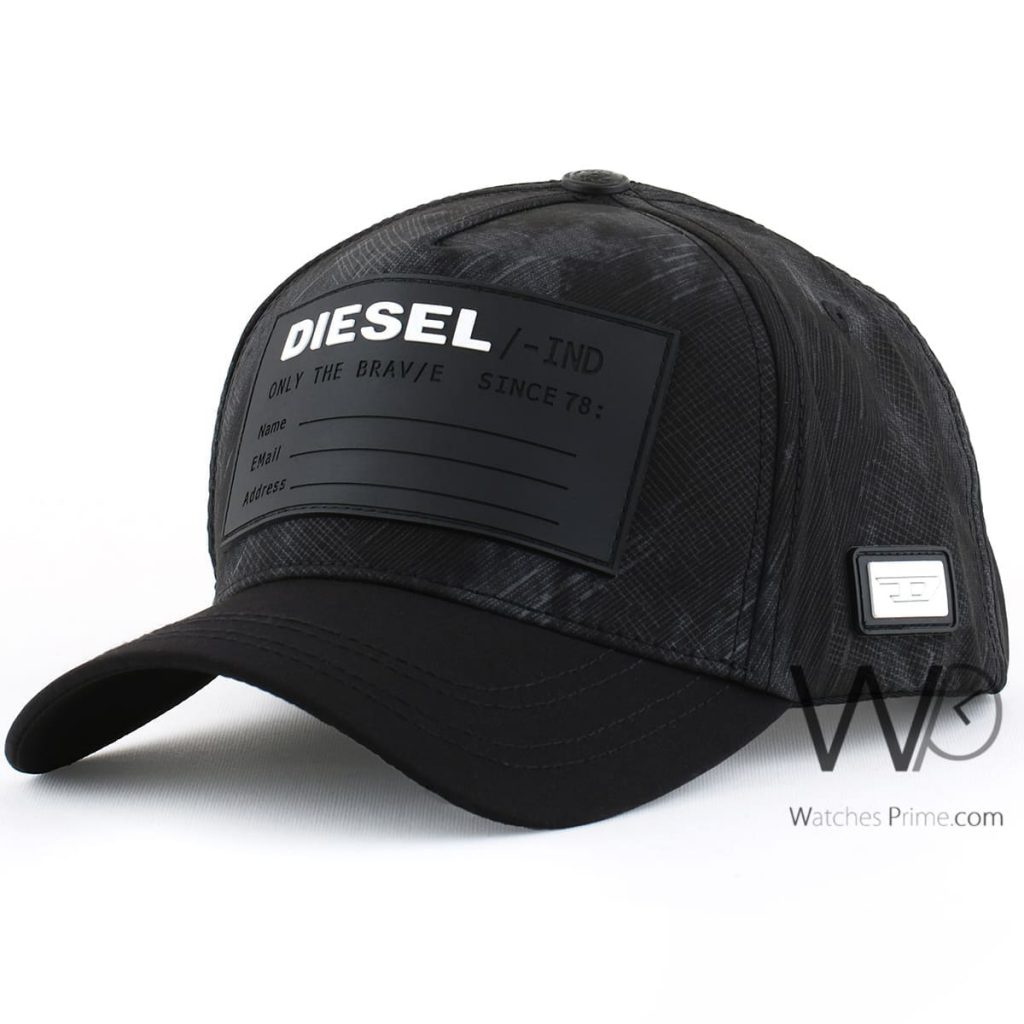 Black diesel cap for men | Watches Prime