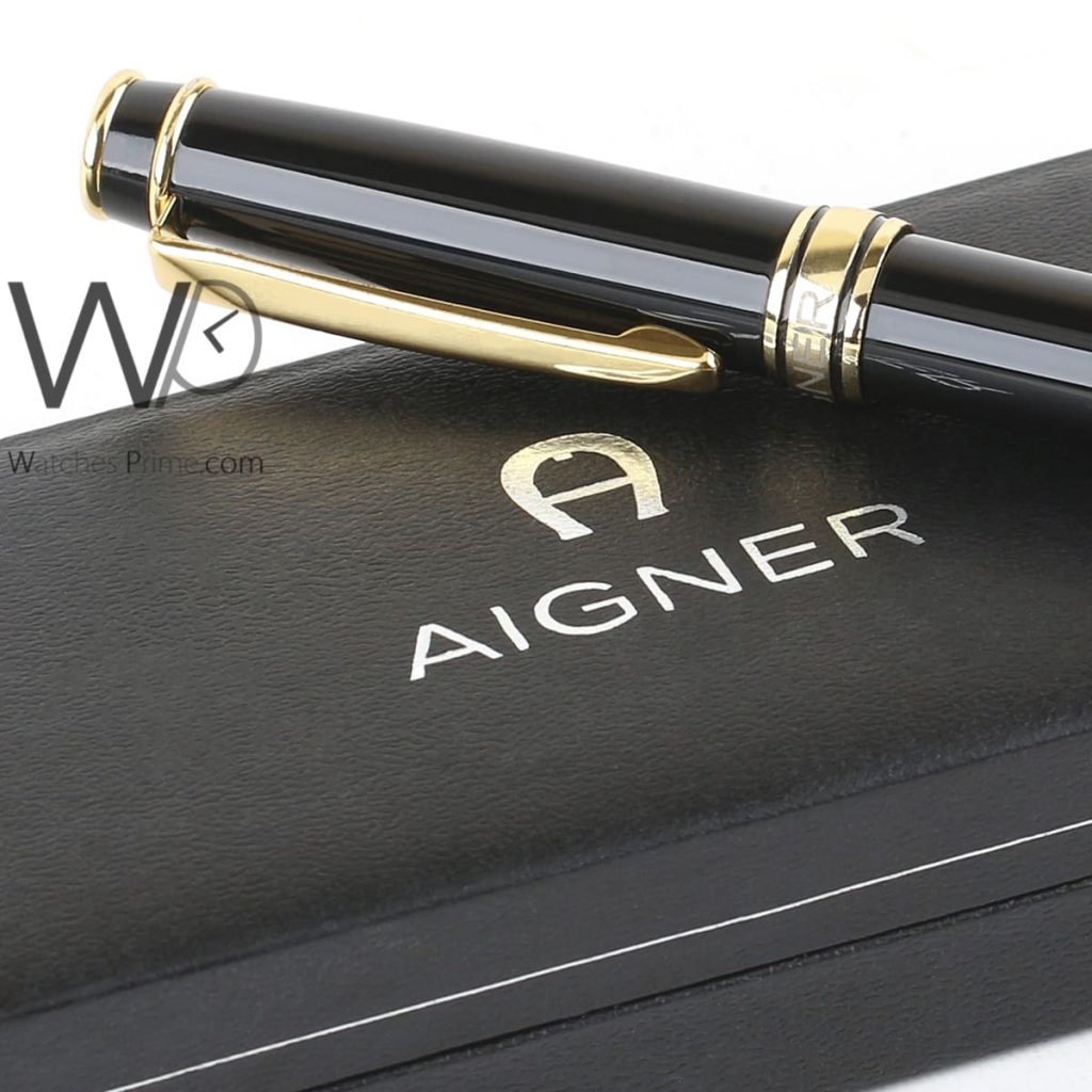 Aigner ball point ink pen black | Watches Prime