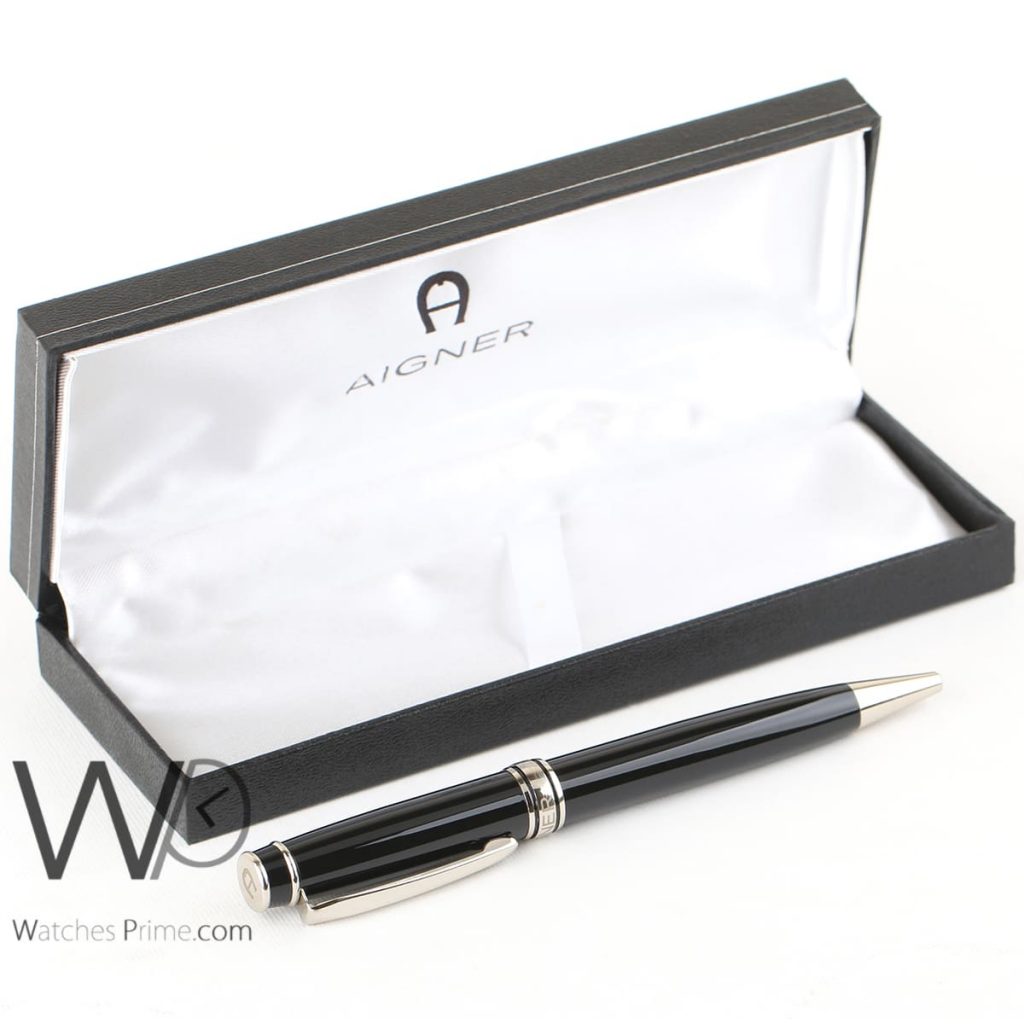 Aigner ball point ink pen black | Watches Prime