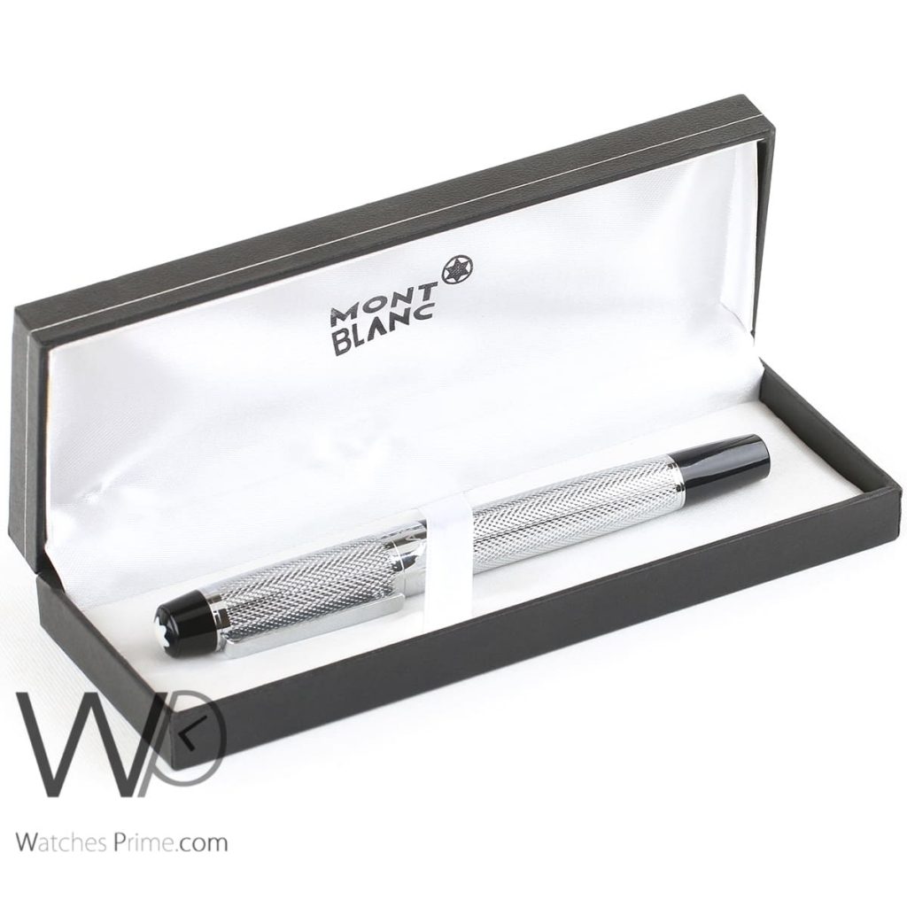 mont blanc silver roller ball ink pen | Watches Prime