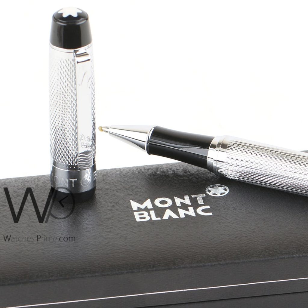 mont blanc silver roller ball ink pen | Watches Prime