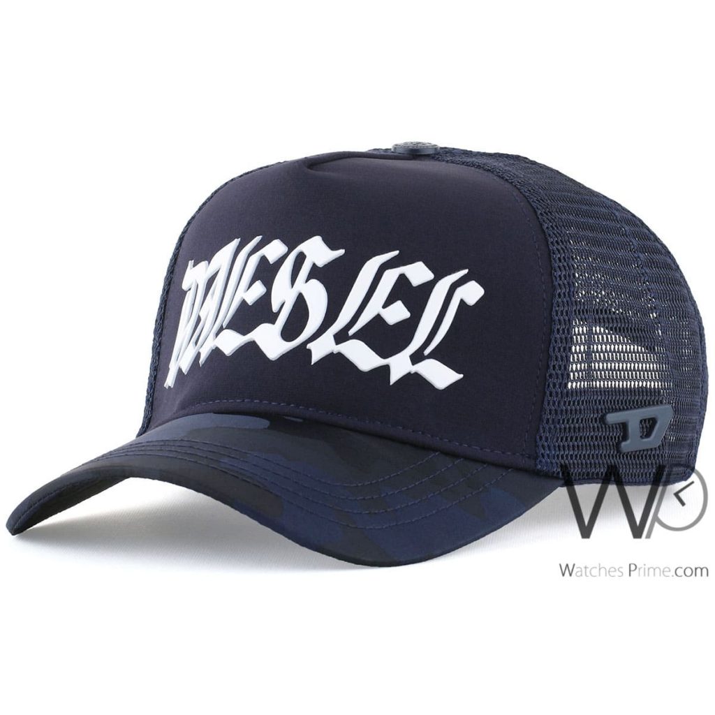 Diesel baseball blue cap for men | Watches Prime