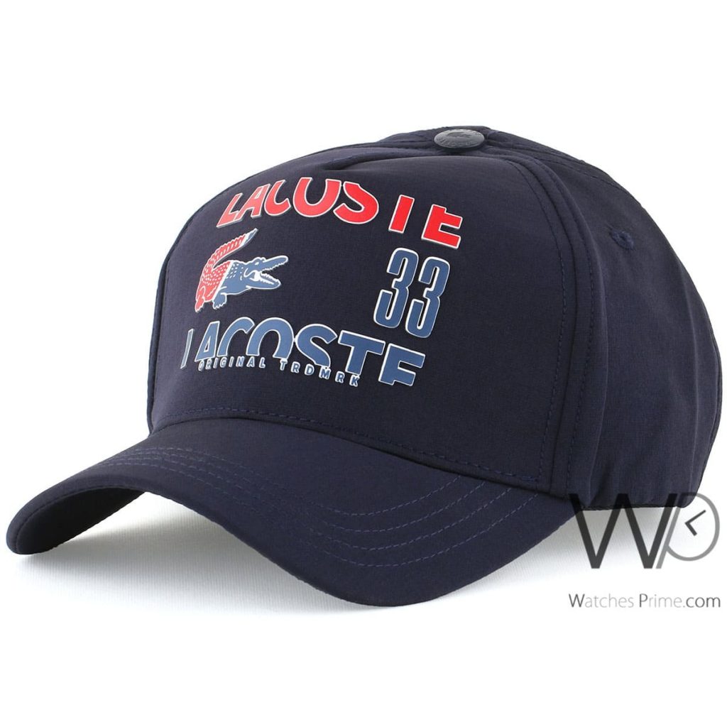 Lacoste blue baseball cap for men | Watches Prime