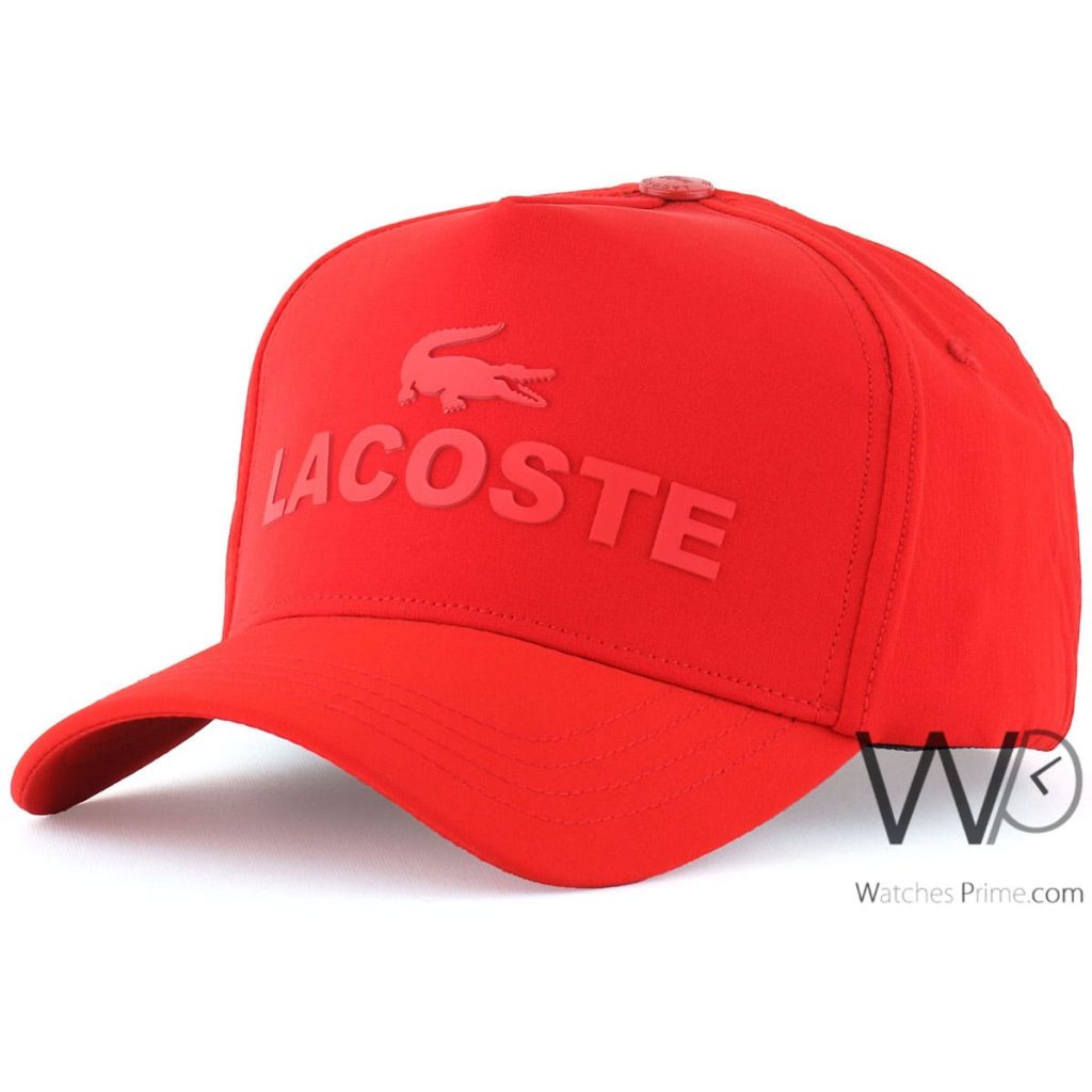 Lacoste baseball cap for men red | Watches Prime