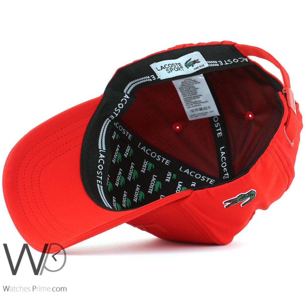 Lacoste baseball cap for men red | Watches Prime