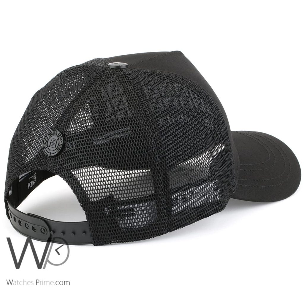 Fendi Roma italy 1925 Black Trucker cap | Watches Prime
