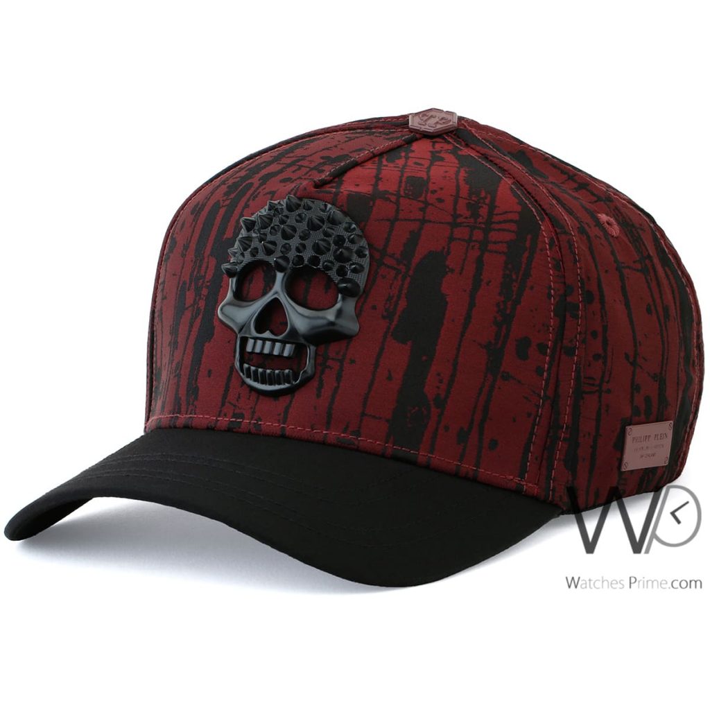 Philipp Plein PP red baseball cap for men | Watches Prime