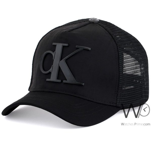 Calvin Klein CK Black Cotton Men's Cap | Watches Prime