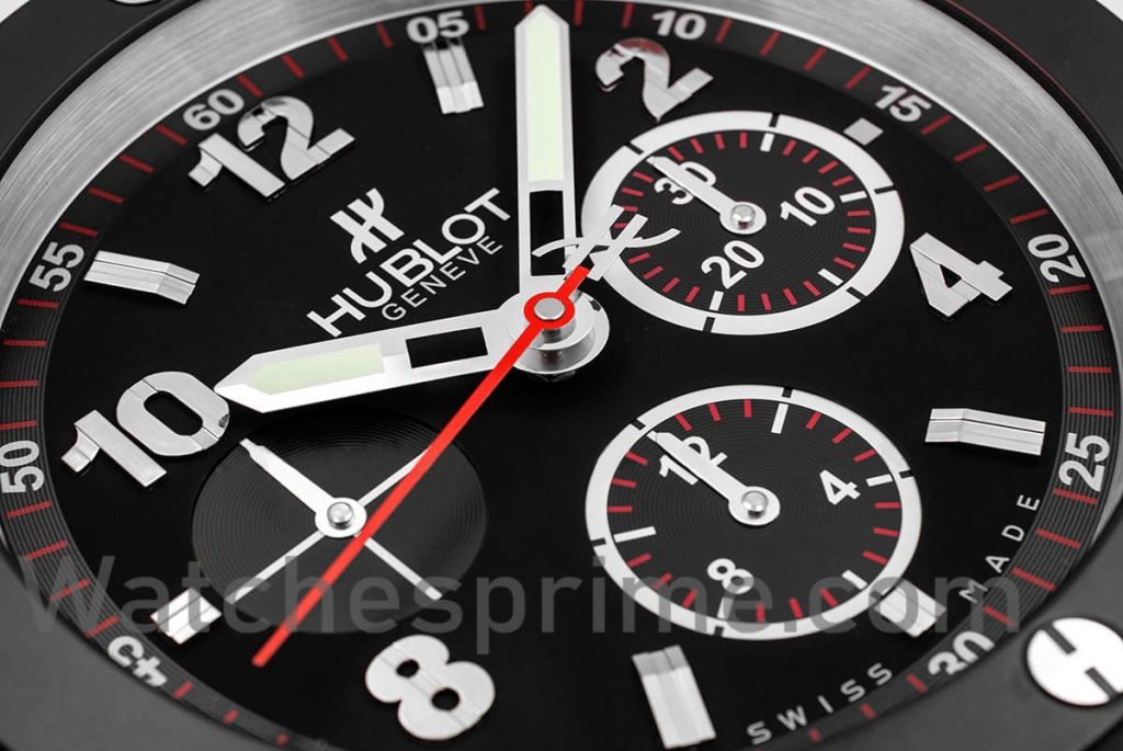 Hublot Wall Clock Black Big Bang Chronograph | Watches Prime