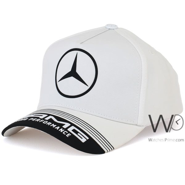 Mercedes Benz white baseball cap for men | Watches Prime