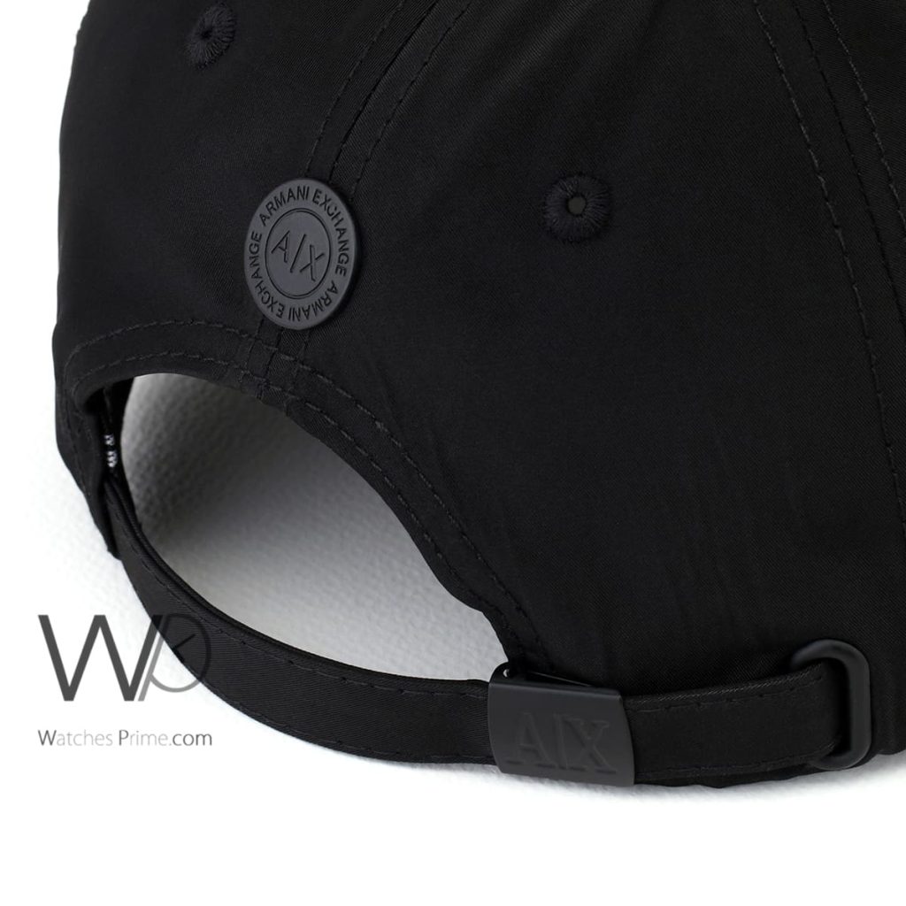 Armani Exchange AX Baseball Cap Black | Watches Prime