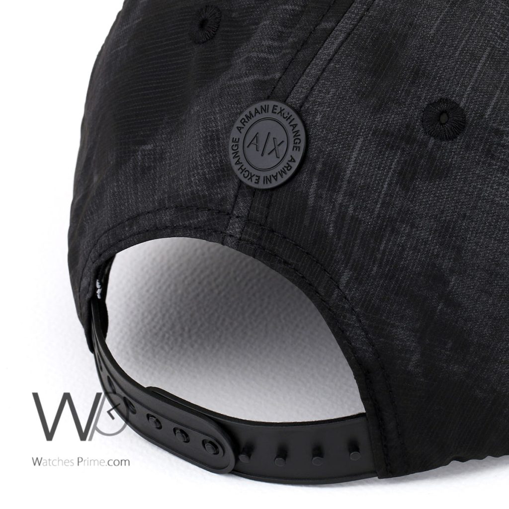 Armani Exchange AX Black Cotton Men's Cap | Watches Prime