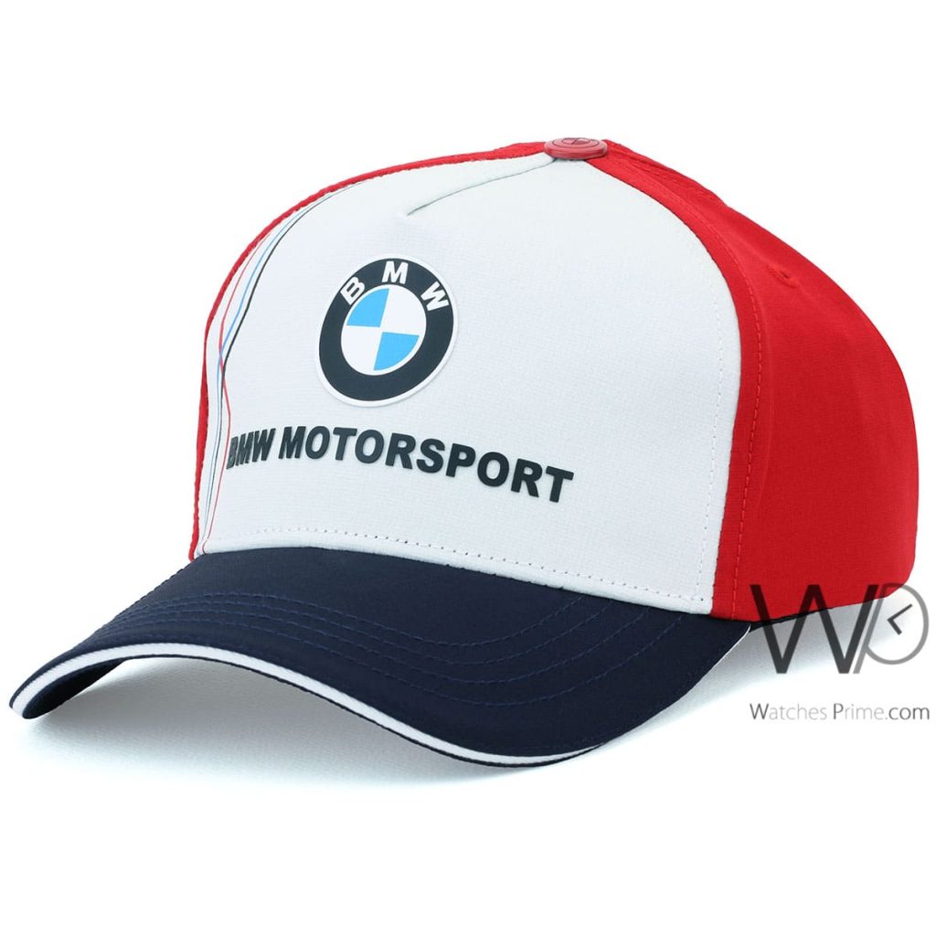 BMW Motor Sport White Red Blue Baseball Cap | Watches Prime