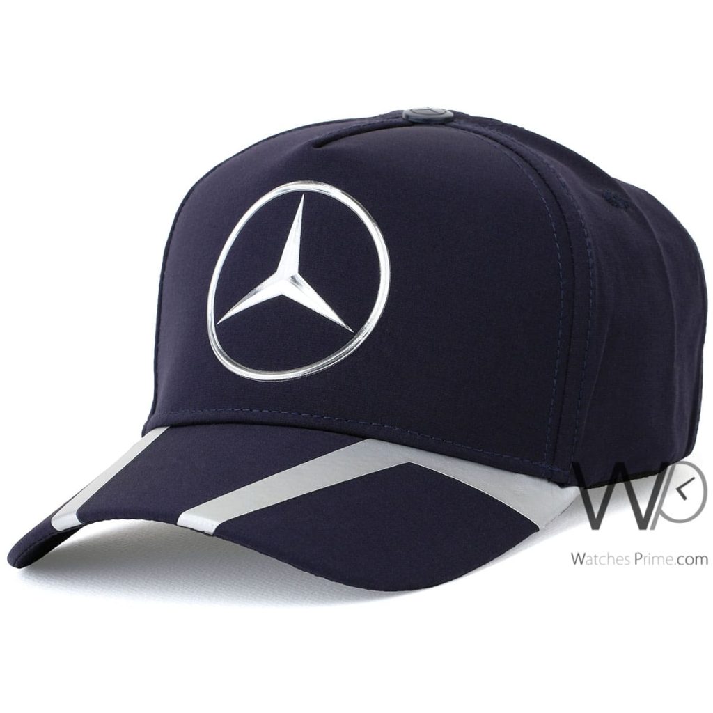 Mercedes Benz Navy Blue Baseball Cap | Watches Prime