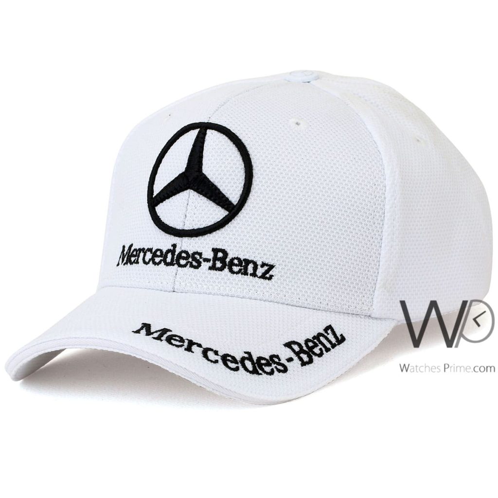 Mercedes Benz white Baseball Cap | Watches Prime