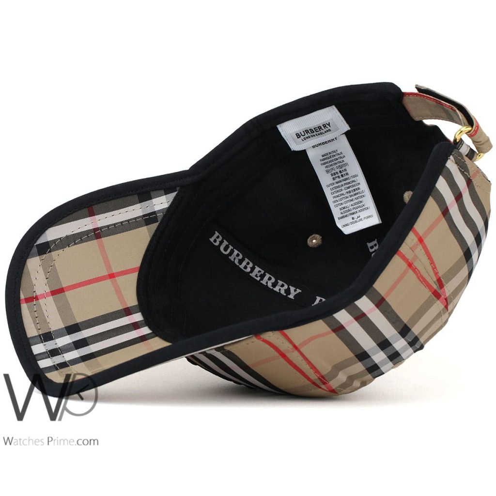 Burberry BT Motif Icon Stripe Baseball Cap | Watches Prime