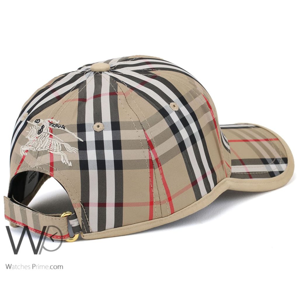 Burberry BT Motif Icon Stripe Baseball Cap | Watches Prime