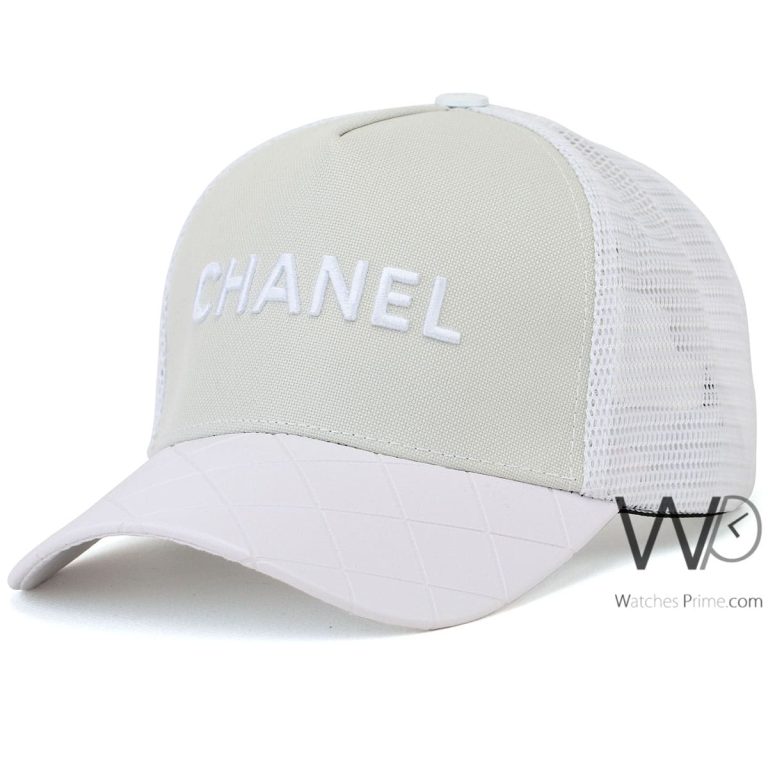 Chanel White Mesh Cap | Watches Prime
