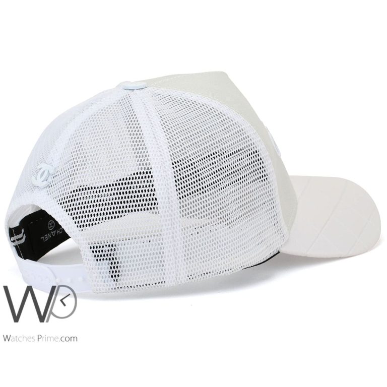 Chanel White Mesh Cap | Watches Prime