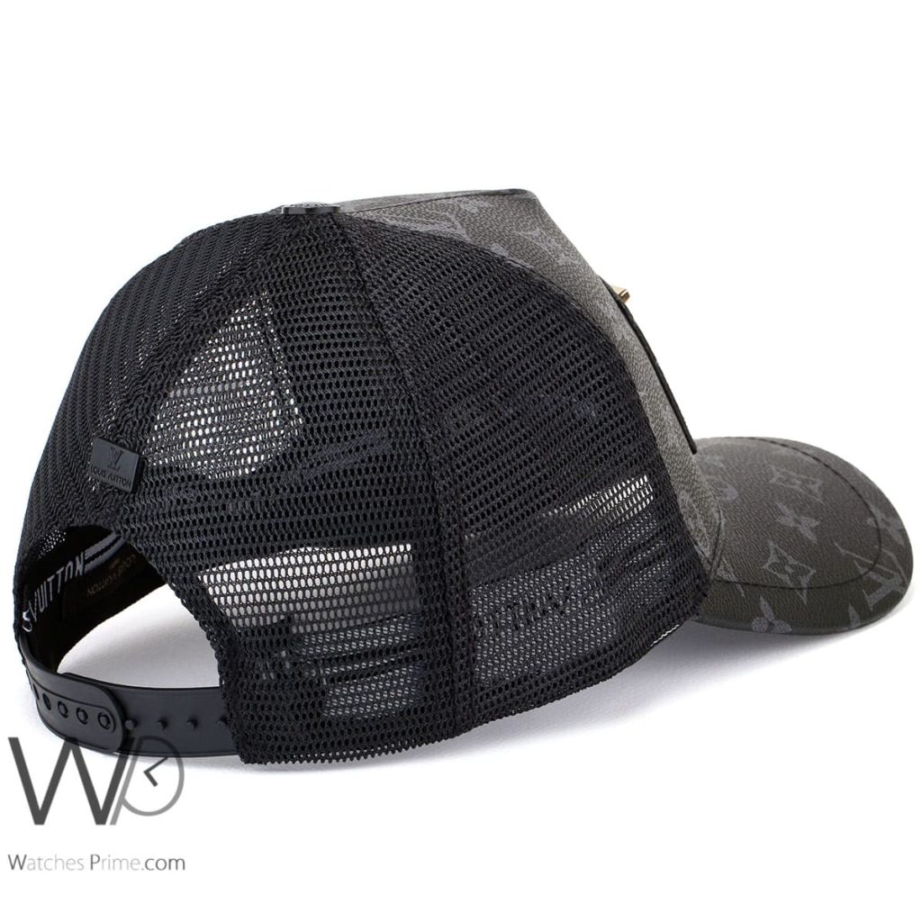 Louis Vuitton LV mesh snapback Cap Black | Watches Prime
